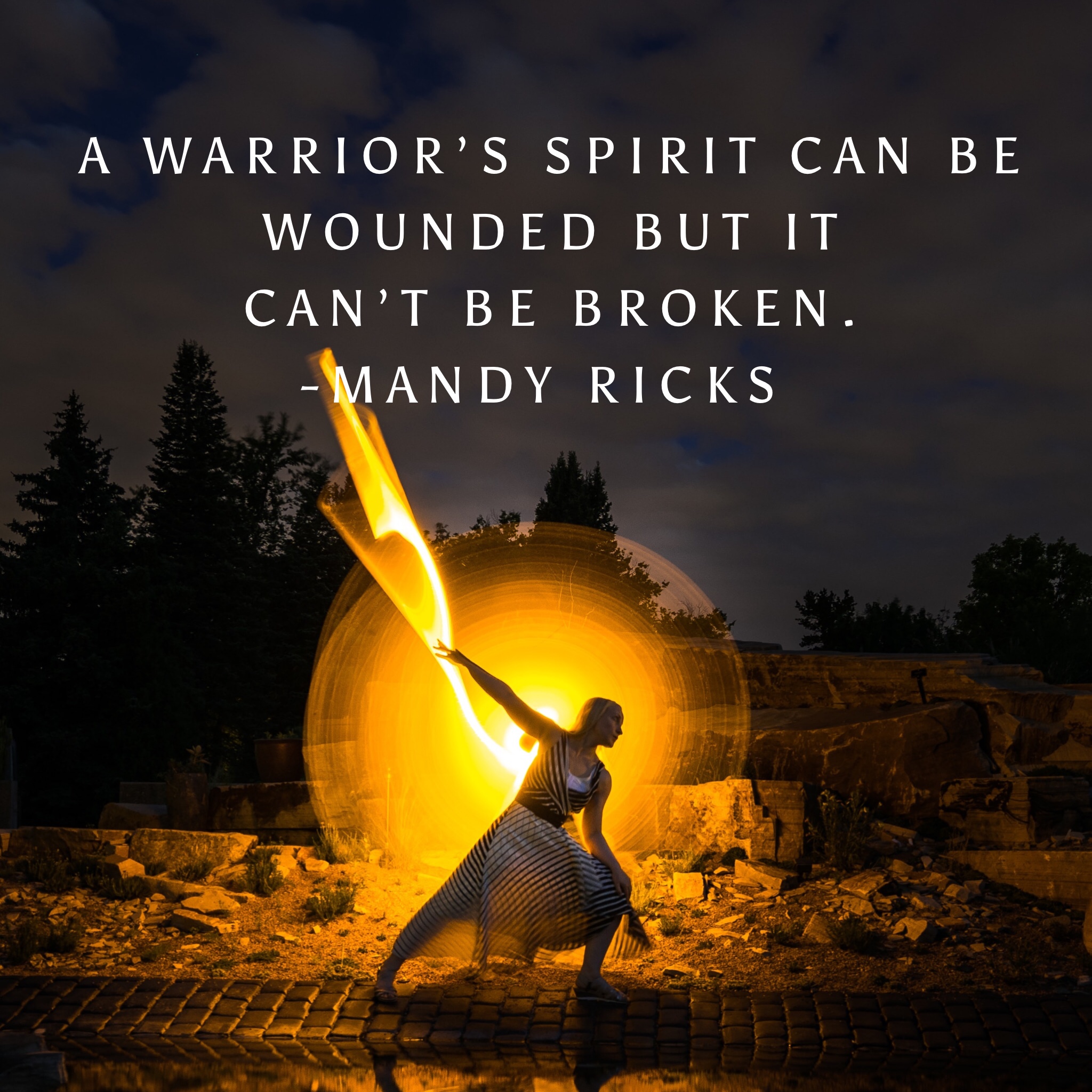 A warrior’s spirit – Oh My Word!